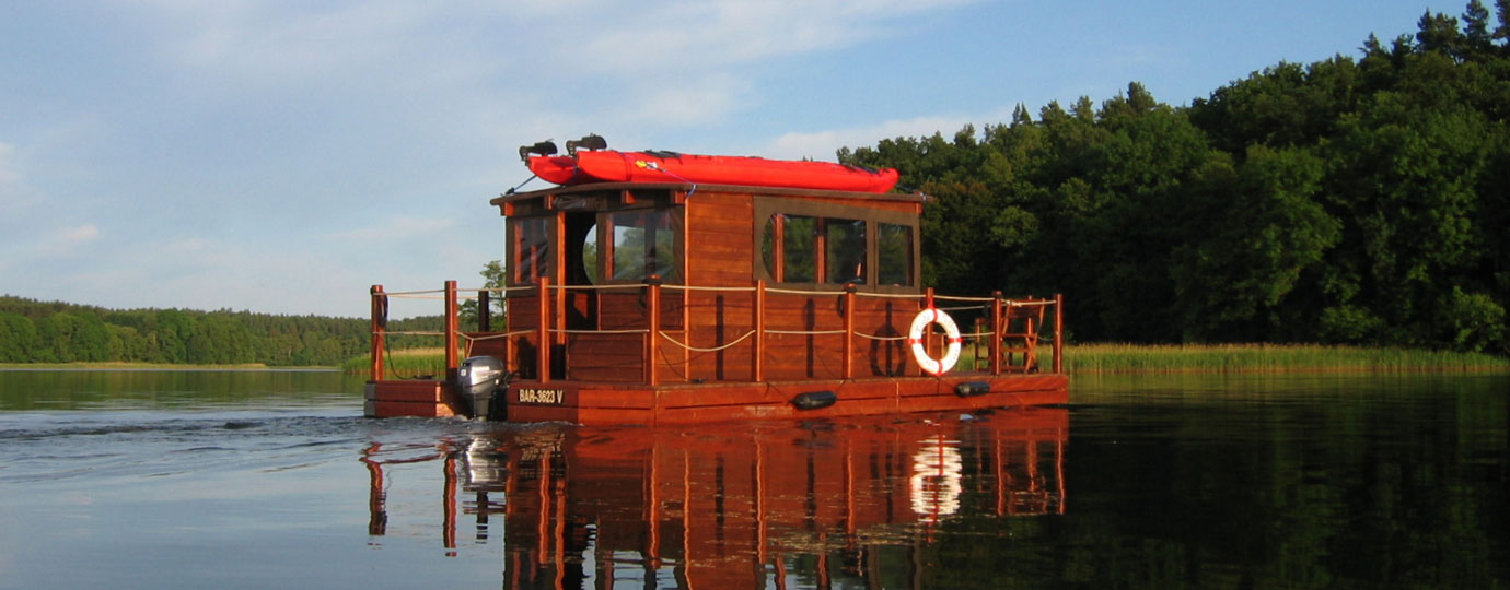 Floß fahren - Mecklenburgische Seenplatte